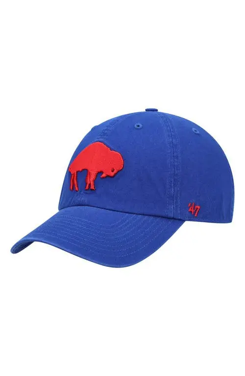 '47 Buffalo Bills Clean Up Legacy Adjustable Hat - Royal