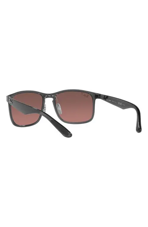 Ray-ban 58mm Rectangle Sunglasses - Grey