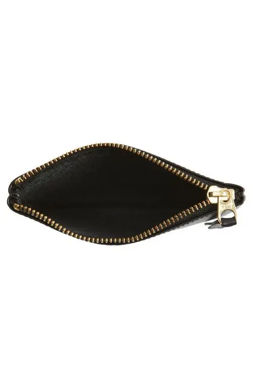 Comme Des Garçons Classic Leather Zip Pouch - Black