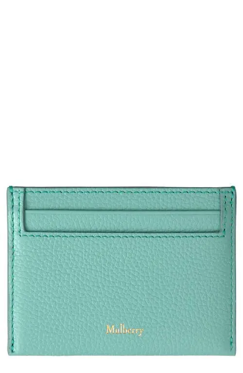Mulberry Leather Card Case - Marina Blue