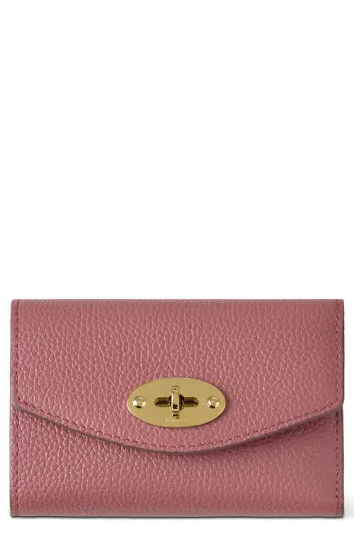 Mulberry Darley Folded Leather Wallet - Pink Scrumpy
