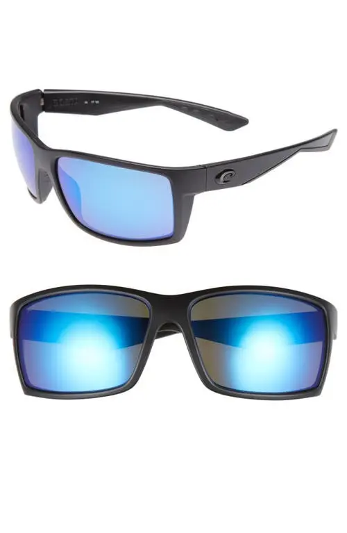 COSTA DEL MAR Polarized Sunglasses - Blackout/ Blue Mirror