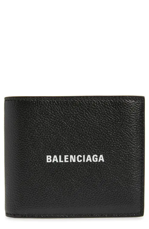 Balenciaga Square Billfold Wallet - 1090 Black/white