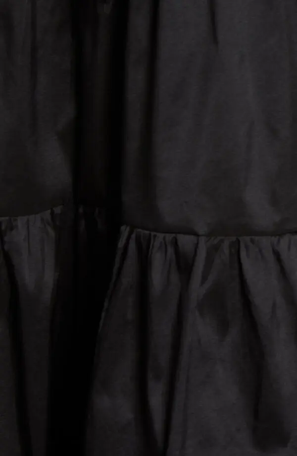 Topshop Short Sleeve Taffeta Dress