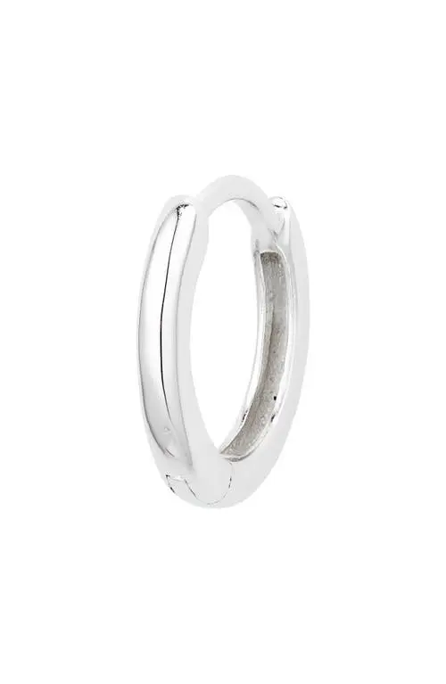 Bony Levy 14k Gold Huggie Hoop Earrings - White Gold