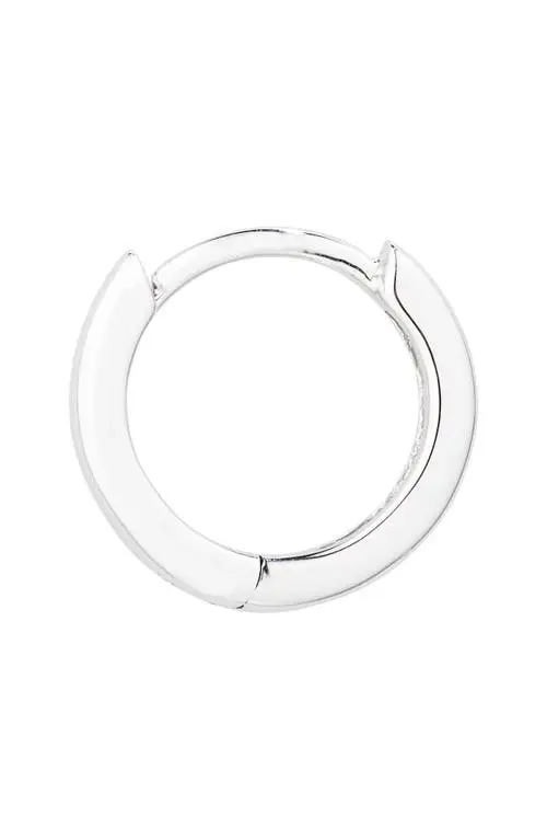 Bony Levy 14k Gold Huggie Hoop Earrings - White Gold