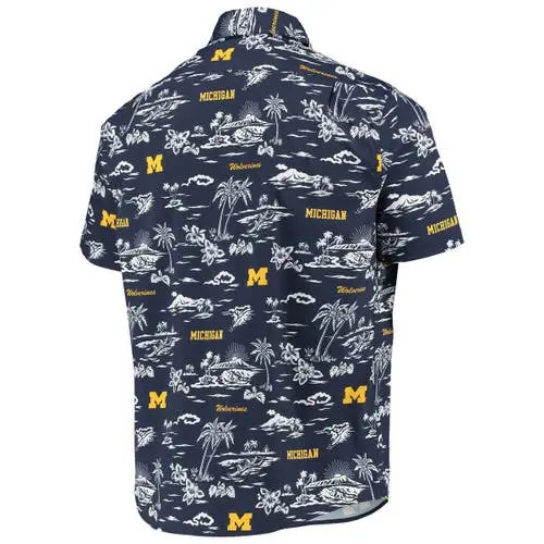 Reyn Spooner Michigan Wolverines Classic Button-down Shirt