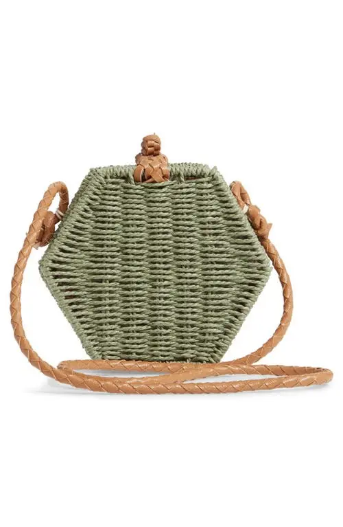 MALI + LILI Lexi Woven Crossbody Bag