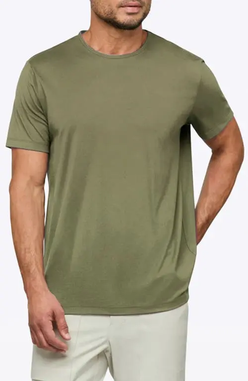 CUTS Ao Split Hem T-shirt - Capers