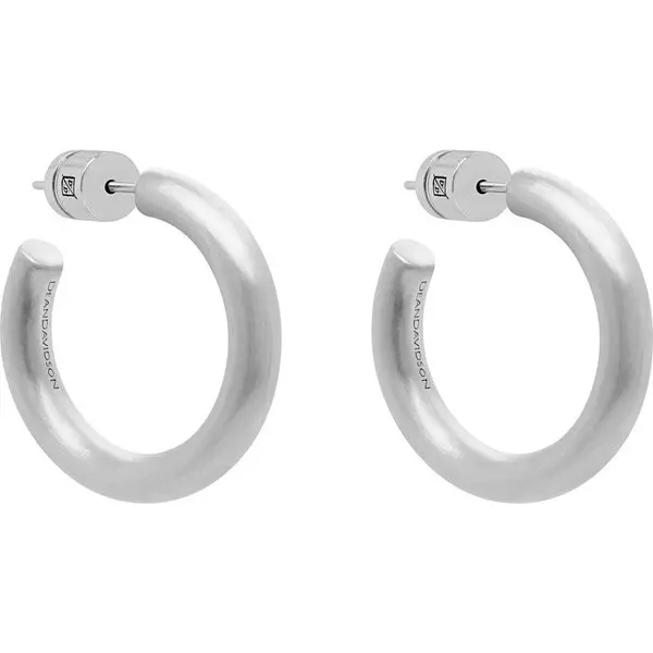 DEAN DAVIDSON Mini Dune Huggie Hoop Earrings - Silver