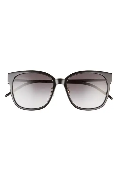 Saint Laurent 57mm Cat Eye Sunglasses - Black
