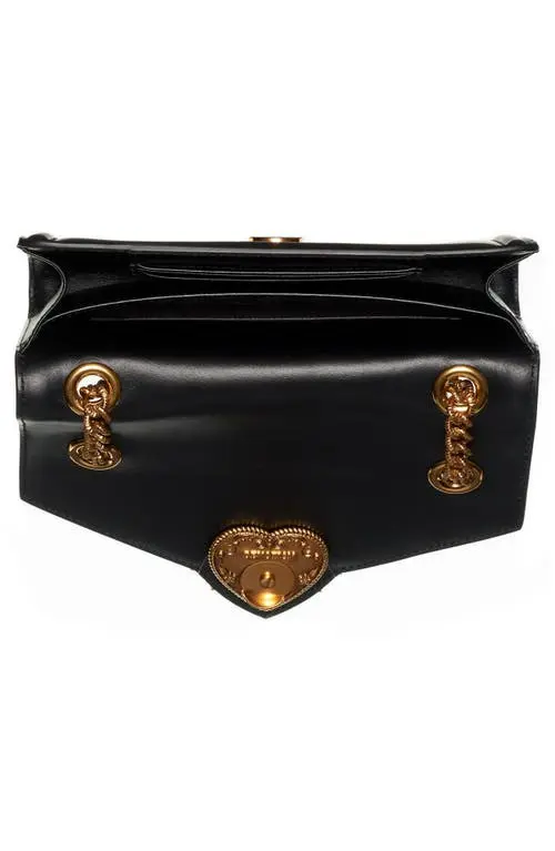 Dolce & Gabbana Micro Devotion Leather Crossbody Bag