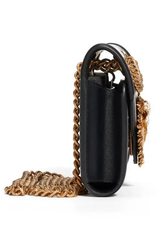 Dolce & Gabbana Micro Devotion Leather Crossbody Bag
