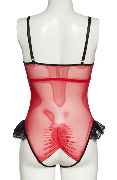 COQUETTE Lace Mesh Teddy