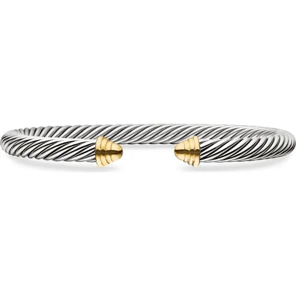 David Yurman Classic Cable Cuff Bracelet - Silver