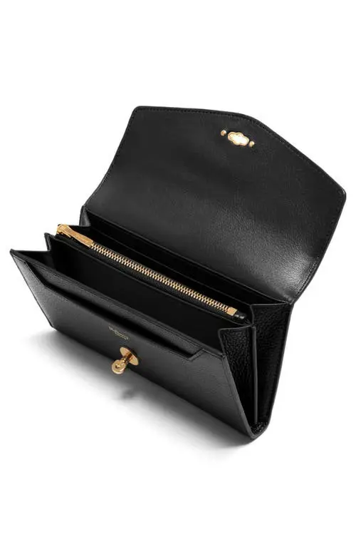 Mulberry Darley Leather Continental Wallet - Black