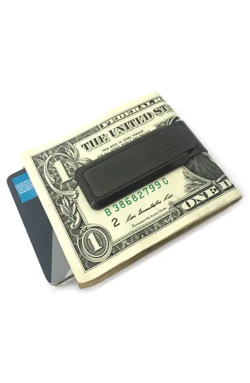 M-Clip® Stainless Steel Woodgrain Money Clip
