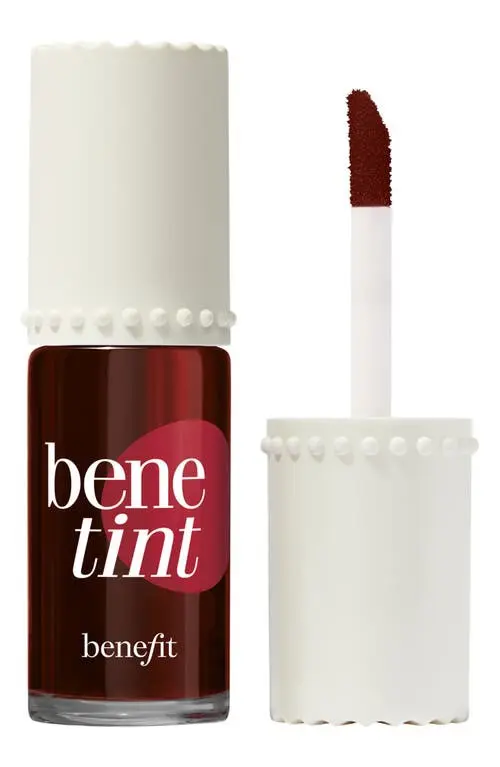 BENEFIT COSMETICS Liquid Lip Blush & Cheek Tint - Dark Cherry