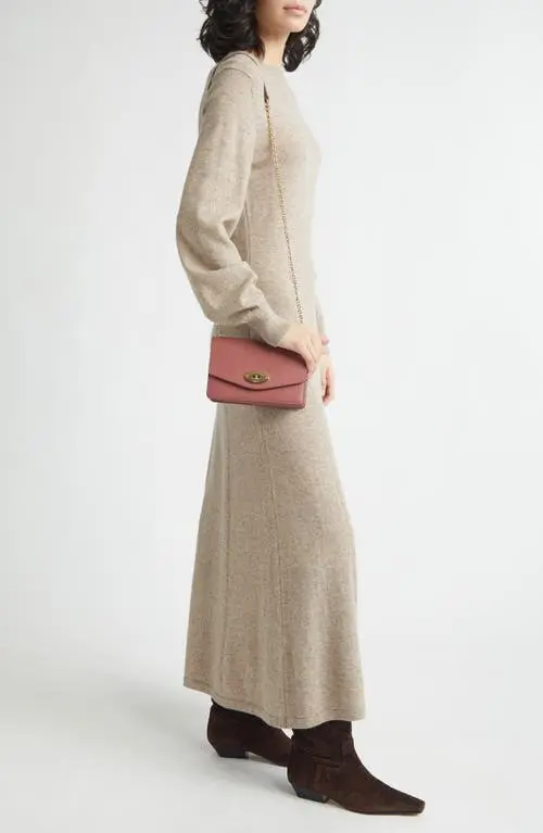 Mulberry Small Darley Leather Clutch - Pink Scrumpy