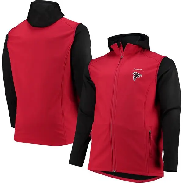 DUNBROOKE Atlanta Falcons Alpha Full-zip Hoodie Jacket - Red