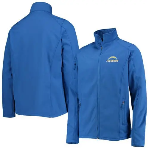 DUNBROOKE Los Angeles Chargers Sonoma Softshell Full-zip Jacket