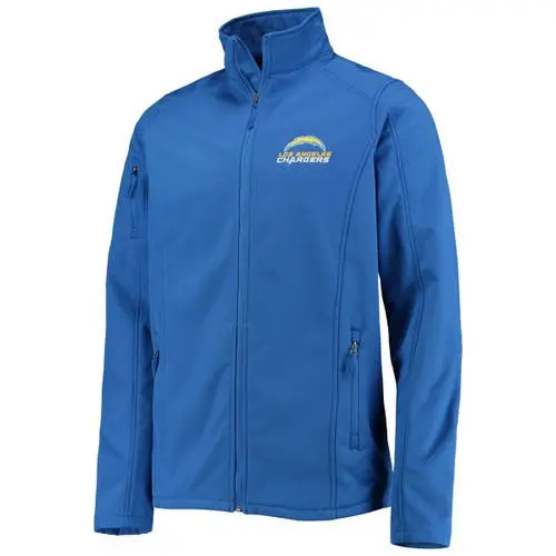 DUNBROOKE Los Angeles Chargers Sonoma Softshell Full-zip Jacket