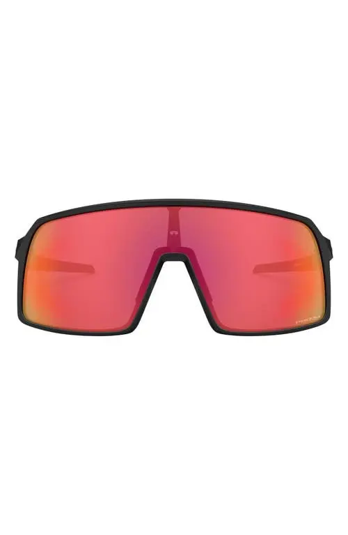 Oakley Sutro Shield Sunglasses - Black/red