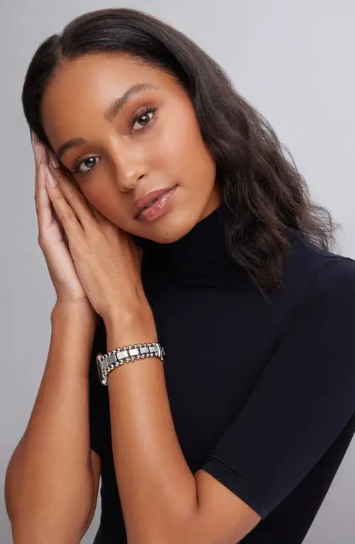Lagos Smart Caviar Apple Watch® Band - Silver