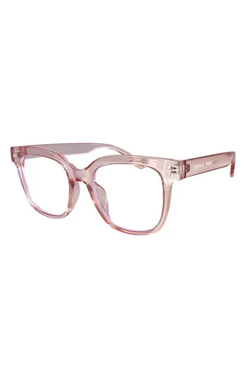 FIFTH & NINTH Draper Blue Light Blocking Square Eyeglasses - Pink