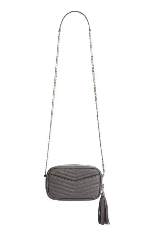 Saint Laurent Lou Mini Matelassé Leather Camera Bag