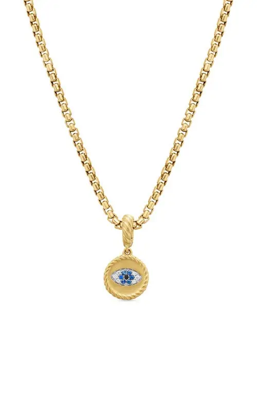 David Yurman Evil Eye Charm Enhancer - Yellow Gold