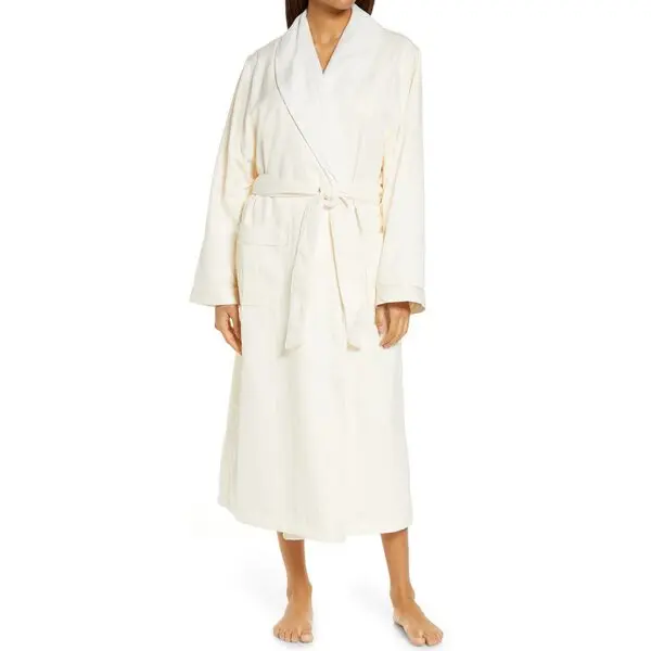 Majestic International Sherbrooke Brushed Microfiber Robe - Natural