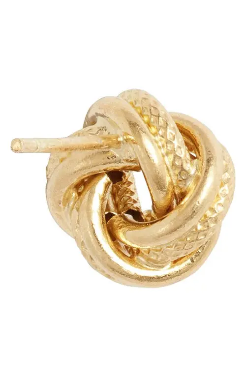 Bony Levy 14k Gold Knot Stud Earrings - Yellow
