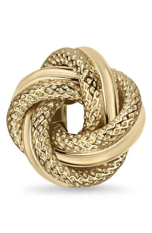 Bony Levy 14k Gold Knot Stud Earrings - Yellow