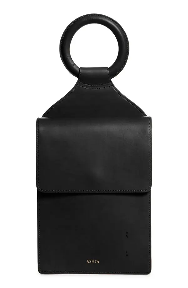 ASHYA Shema Leather Slingback Bag