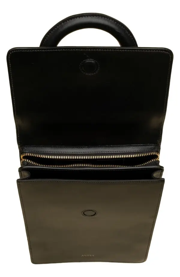 ASHYA Shema Leather Slingback Bag