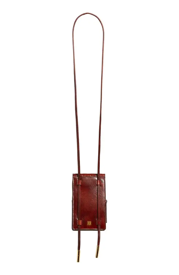 ASHYA Heritage Checker Bolo Crossbody Bag