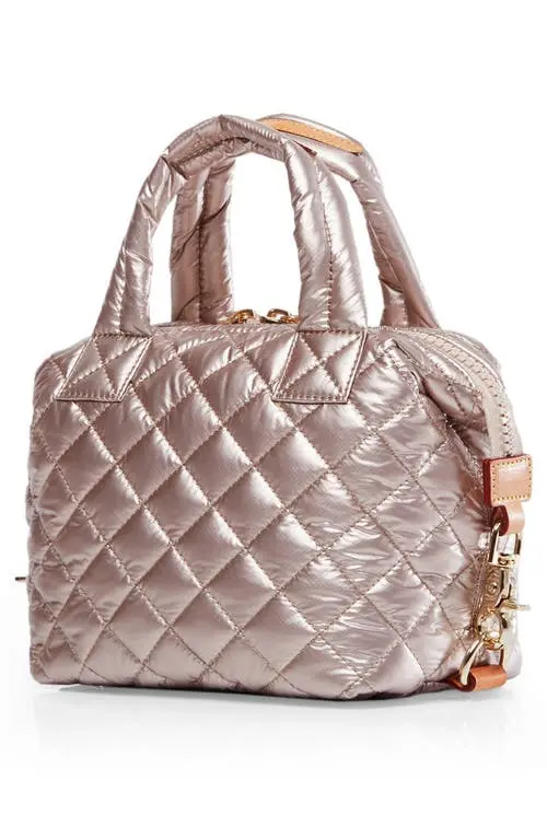 Mz Wallace Micro Sutton Tote - Rose Gold Metallic