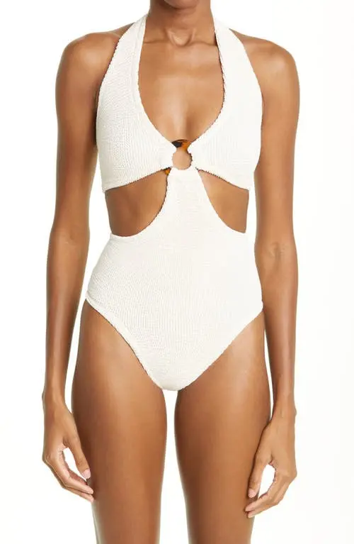 Hunza G Cutout One-piece Swimsuit - Blush