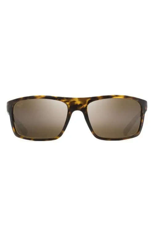Maui Jim Byron Bay 62mm Sunglasses - Matte Tortoise/bronze