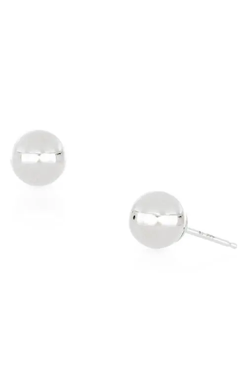 Bony Levy 14k Gold Small Ball Stud Earrings - 14k White Gold