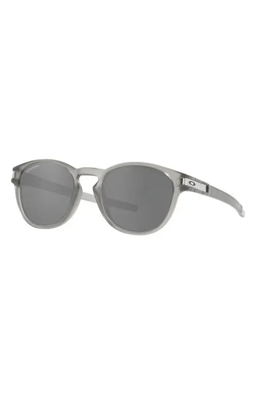 Oakley 53mm Square Sunglasses - Matte Grey Ink/prizm Black