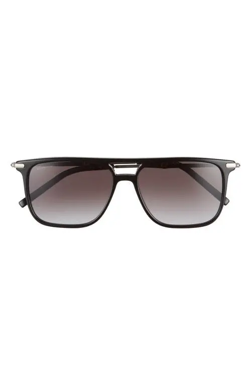 Salvatore Ferragamo Black Square Silver Hardware Sunglasses, New In Box Salvatore Ferragamo | Accessories | Salvatore Ferragamo 54mm  main image 4