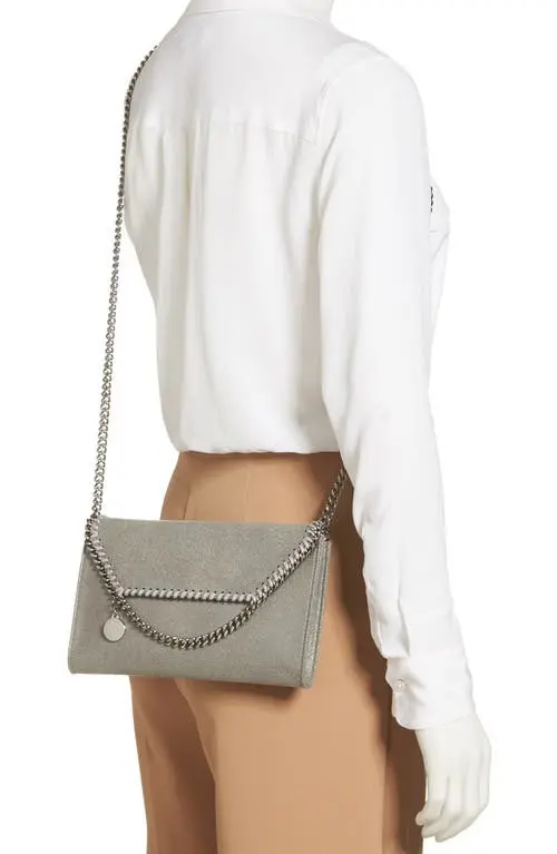 Stella McCartney Mini Falabella Crossbody Bag - Light Grey