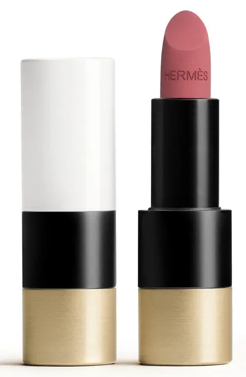Hermès Rouge Matte Lipstick - 48 Rose Boise