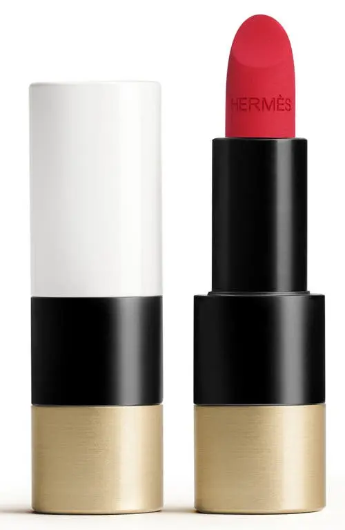 Hermès Rouge Matte Lipstick - 68 Rouge Bleu