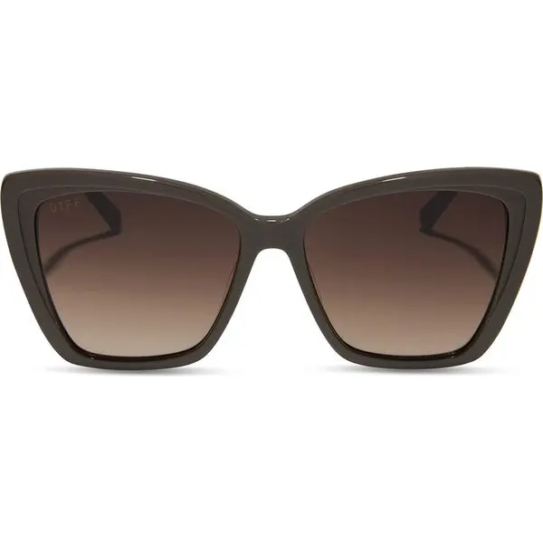 DIFF Becky Ii Cat Eye Sunglasses - Truffle Gradient