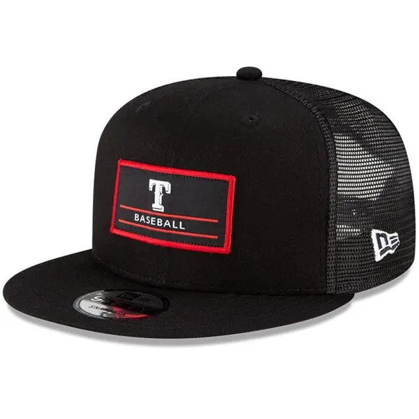 New Era Texas Rangers Deck Trucker 9fifty Snapback Hat