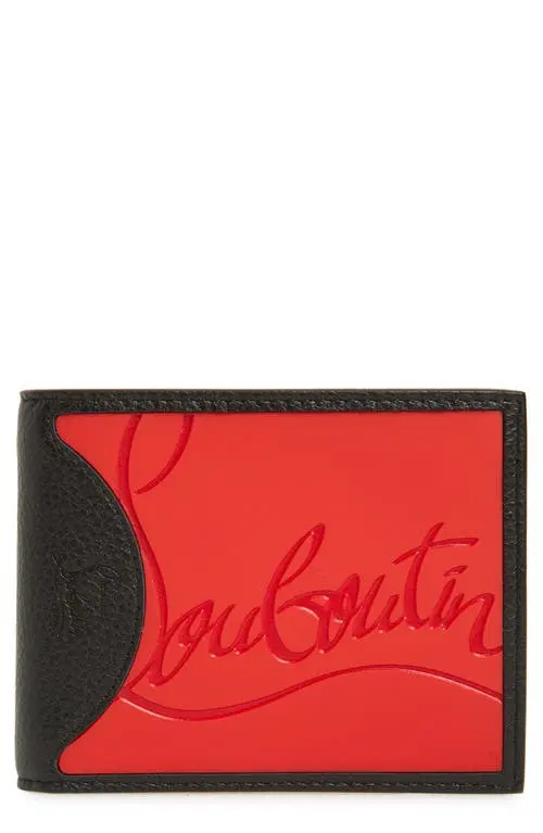 CHRISTIAN LOUBOUTIN Coolcard Leather Wallet - Red/black