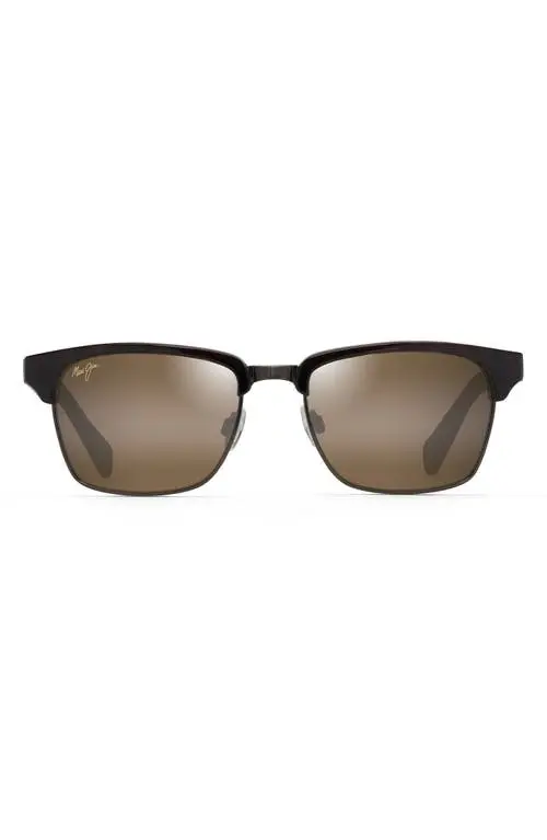 Maui Jim Rectangular Sunglasses - Tortoise/gold